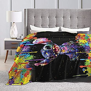 Super Soft Blanket, Unisex Throw Blanket Flannel Blankets for Bedding Couch Sofa Living Room Throws All Season 2-60"x50"