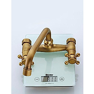 SJQKA-Faucet All copper antique wall, vegetable pots, faucets, rotary hot and cold water, laundry pool, mop, water tap
