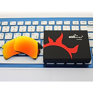 ACOMPATIBLE 4 Pair Replacement Polarized Lenses for Oakley Flak 2.0 XL Sunglasses OO9188 Pack P7…