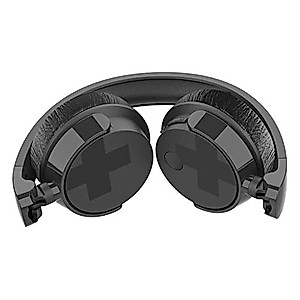 Philips Bass+ BH305 Wireless Bluetooth Active Noise Cancelling Lightweight Stereo Headphones with Up to 18 Hours of Playtime - Black (TAPH305BK)
