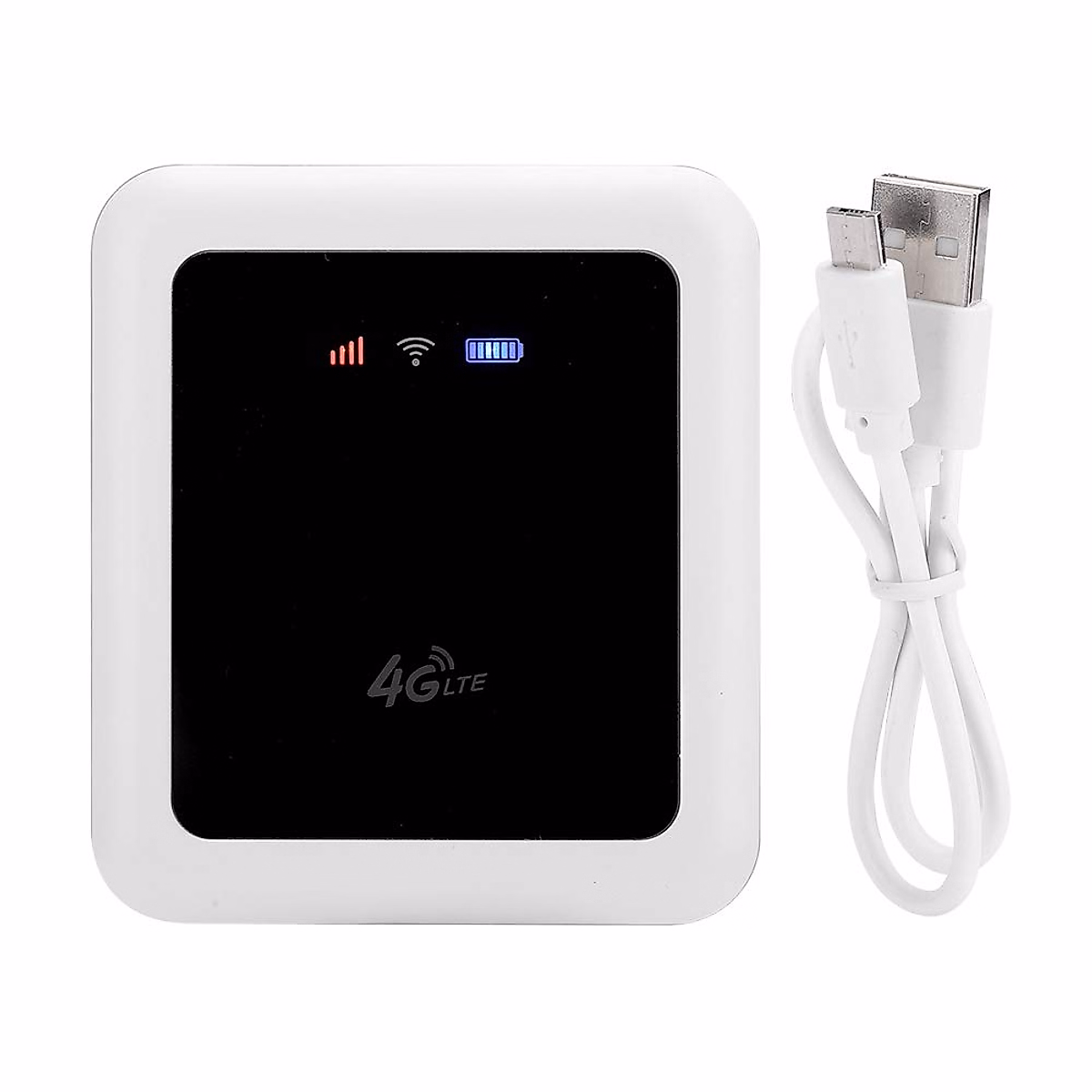 4G LTE Mobile Hotspot 5200mAh Portable Charger Power Bank, Mini Mobile Router with Travel Power Bank Support WiFi Hotspots Auto Establishment, Mobile Power Bank&Pocket WiFi, Only Supported in Europe