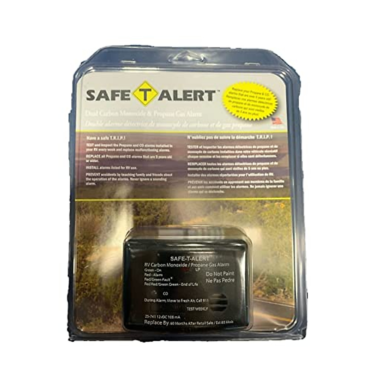 25-741-BL Safee-T-Alert Carbon Monoxidee Propanee Leak Detector