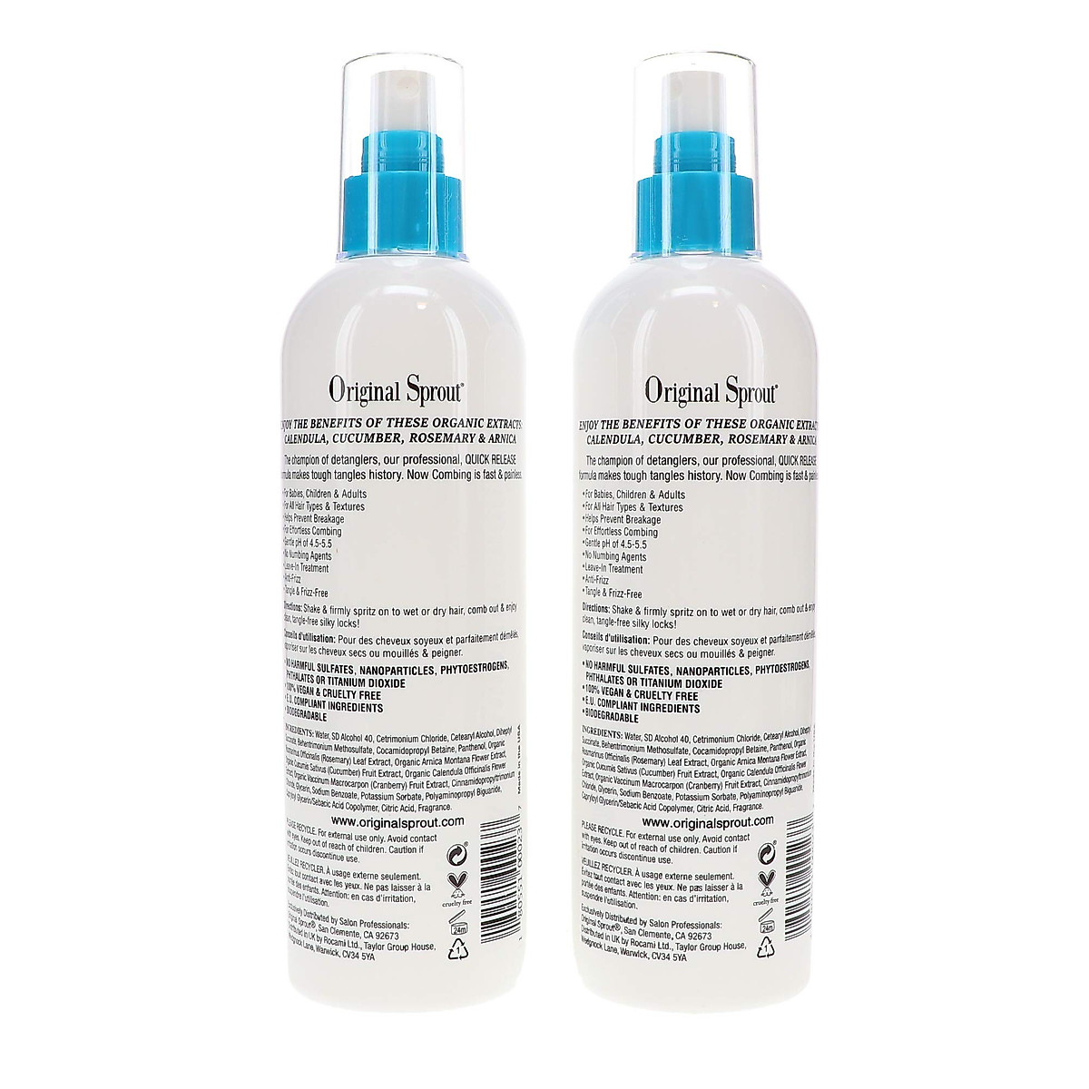Original Sprout Miracle Detangler, 12 oz Pack of 2