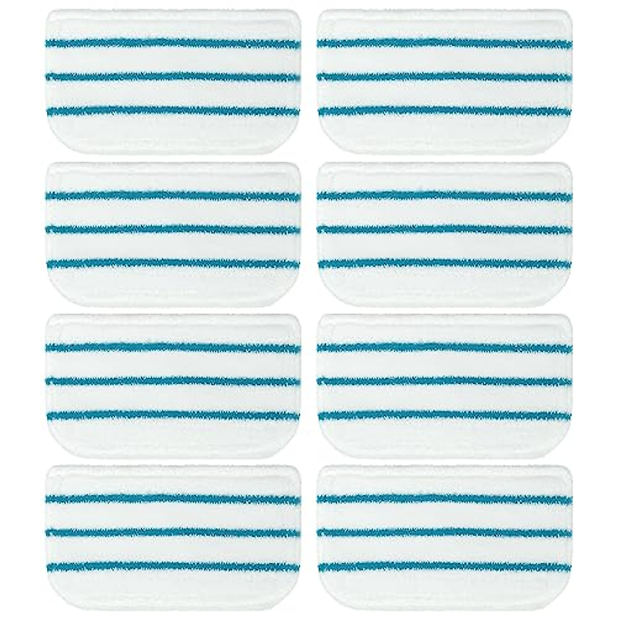8 Pack Steam Mop Pads Replacement Compatible with Black+Decker Steam Mop SM1600, SM1610, SM1620, HSM13E1, HSMC1300FX, HSMC1321, HSMC1361SG SMP20 Black and Decker Steam Mop Pads for Floor Cleaning