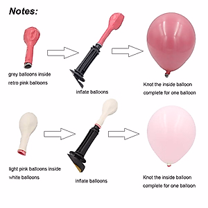 Pink Balloons Arch Kit 141pcs Double Stuffed Rose Red Pastel Pink Balloons Garland Kit with Rose Gold 4D Balloons for Princess Baby Shower Wedding Birthday Party Decorations Supplies