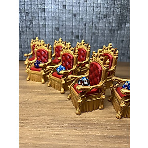 MunnyGrubbers - Dice Jail Cage - Time Out Chair & Dunce Hat - Chair of Shame - Crit Crown & Lucky Throne - (Random 7PC D20 Dice Set Included) - Gift for Dungeons and Dragons - DND - D&D - (Combo A)