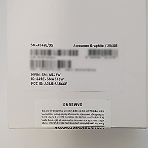 SAMSUNG Galaxy A54 5G Dual SIM (256GB, 8GB) 6.4" 120Hz AMOLED, Octa-Core, 50MP Camera, 4G Volte (GSM Unlocked for T-Mobile, Metro, Global) International Model A546E/DS (w/ 25W Charge Cube, Lime)