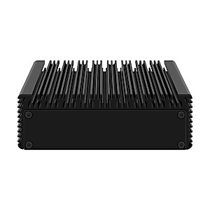 HUNSN Micro Firewall Appliance, Mini PC, OPNsense, VPN, Router PC, Intel Celeron J4105, RJ12, AES-NI, 2 x Intel 2.5GbE I226-V LAN, RST, HDMI, 2 x USB3.0, 16G RAM, 512G SSD