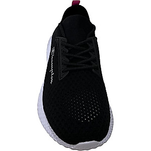 Champion Women's Low-Top Trainers Sneakers, Black Fuchsia Kk002, 9.5