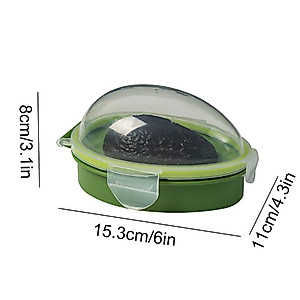 Avocado crisper Fruit Saver Holder Fruit Crisper Storage Box Keep Fruit Fresh Container Kitchen Accessories