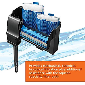 Aqueon QuietFlow LED PRO Aquarium Power Filter, Size 75