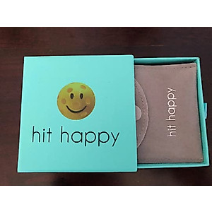 Hit Happy Sleek Pickleball Pendant Necklace (Black)