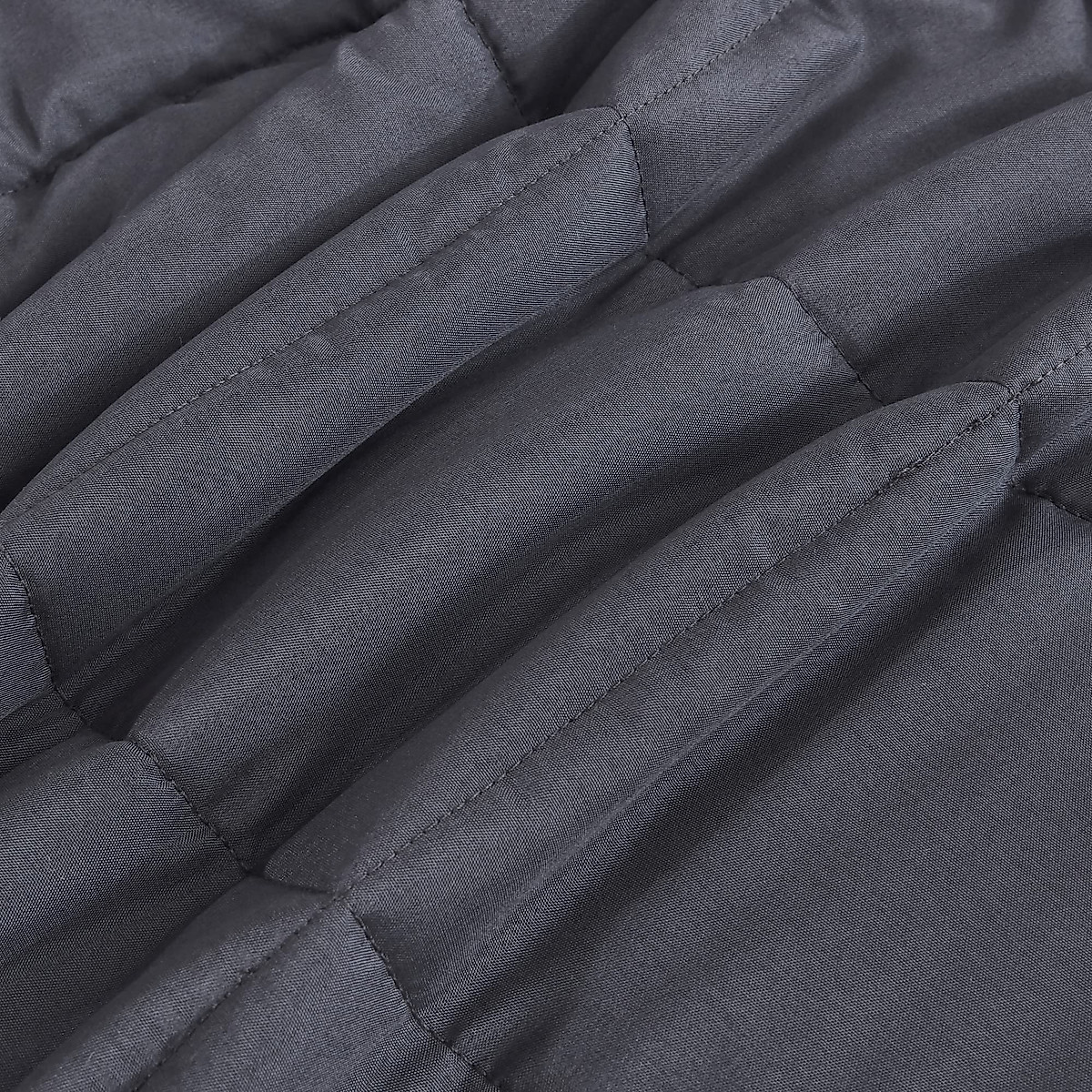 TOPCEE Weighted Blanket Cooling Breathable Heavy Blanket Microfiber Material with Glass Beads Small Blanket for Kids All-Season Summer Fall Winter Soft Thick Comfort Blanket (Dark Grey, 40"x60"-7lbs)