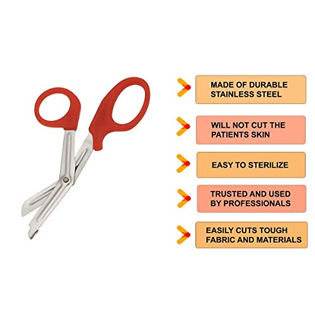 20 pcs EMT Trauma Shear Heavy Duty Assorted Rainbow, Ideal for EMS, Nurse, Medic, Police and Firefighter, Strong Enough to Cut A Penny in Half