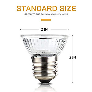 75W Sun Basking Lamp Full Spectrum Sunbathe Reptile Heat Lamp Growing Bulbs for Turtles Lizards 6 Pack