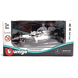 Mercedes AMG Petronas F1 W10 EQ Power+ #44 Lewis Hamilton F1 Formula One (2019) 1/43 Diecast Model Car by Bburago