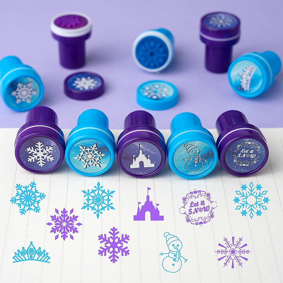 DMIGHT 130 Pcs Frozen Party Favors Birthday Supplies for Girls Kids, Gift Bags Frozen Filler Goodie Bag Stuffers Frozen Birthday Party Supplies