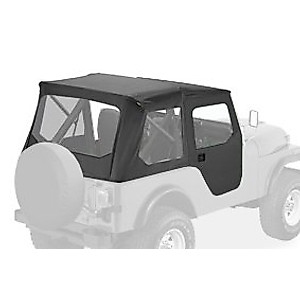 Bestop 5140701 Black Crush Tigertop for 1976-1983 CJ5