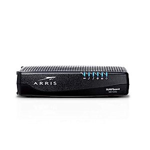 ARRIS Surfboard SBV3202 DOCSIS 3.0 Cable Modem, Certified for Xfinity Internet & Voice (Black) (Renewed)