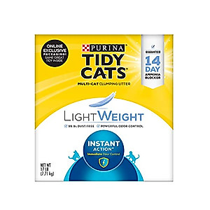 Purina Tidy Cats Light Weight, Low Dust, Clumping Cat Litter, LightWeight Instant Action - 17 lb. Box
