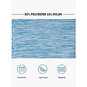 GRAMVAL Men's Crew T-Shirt,Light Weight Dry-Fit Moisture Wicking Active Athletic Performance