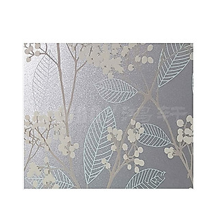 YUTR Decorative Privacy Window Film, No Glue Decor Static Cling Glass Sticker, Anti-UV Window Tint for Living Bath Room/Kitchen/Front Door or Office