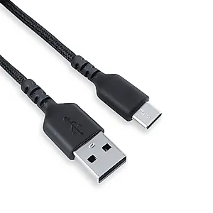 HUYUN Type-C USB-C Charging Data Cable Compatible for SteelSeries Aerox 3 /Aerox 9/ Prime Wireless FPS Gaming Mouse/Esports Mini FPS Gaming Mouse (USB-C Charging Cable)