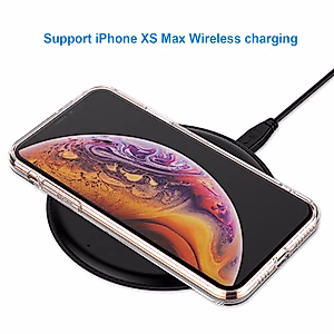 Shamo's iPhone XS Max Case - Soft TPU Material - Flexible - Precise Fit - Shock Absorption - Scratch Resistance - Non-Slip Grip - Wireless Charging Compatible - Slim & Lightweight - Transparent Design