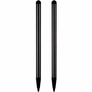 2pcs Black Stylus Pens for Touch Screens, Stylus Pen Universal Touch Screen Pens All capacitive Touch Screen Devices Capacitive Stylus Compatible for iPad, Samsung Galaxy, Touch Screen Smartphones,
