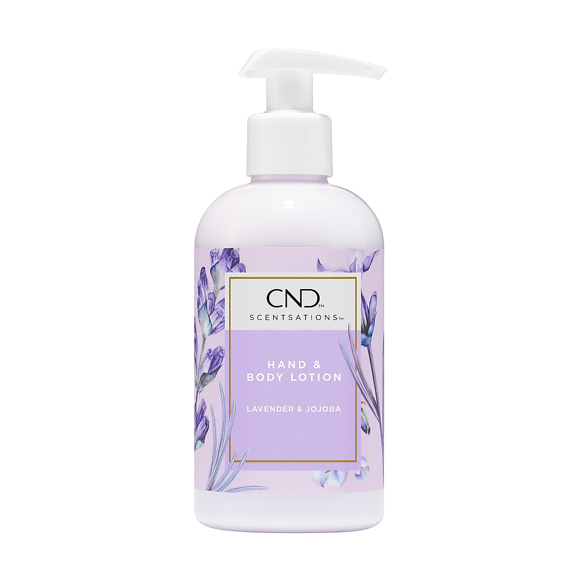CND Scentsations Hand & Body Lotion, Deep Moisturizing and Hydrating Formula for Dry Damaged Skin, Dermatologically Tested, Lavender & Jojoba, 8.3 fl oz