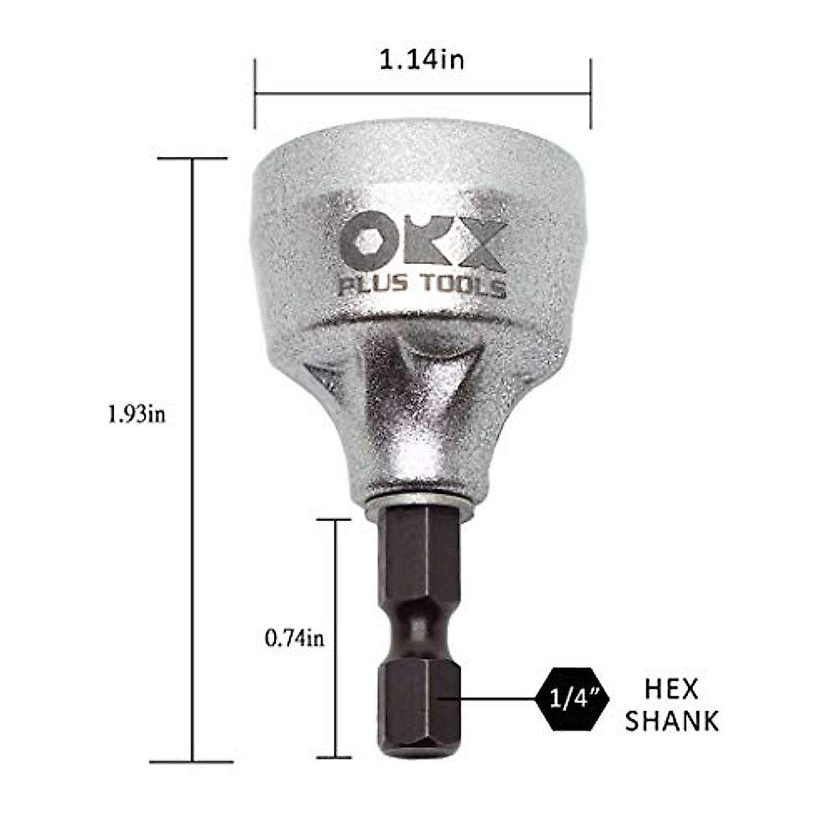 ORX PLUS TOOLS Deburring External Chamfer Tool, with HSS Blade, Deburring Drill Bit, Remove Burr Tools Quick Release Shank Fits for 1/8"-3/4"(3mm-19mm)