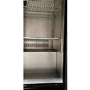 Birsppy Procool Refrigeration Single Door Glass Front Back Bar Beverage Cooler; 24" Wide, Counter Height Refrigerator