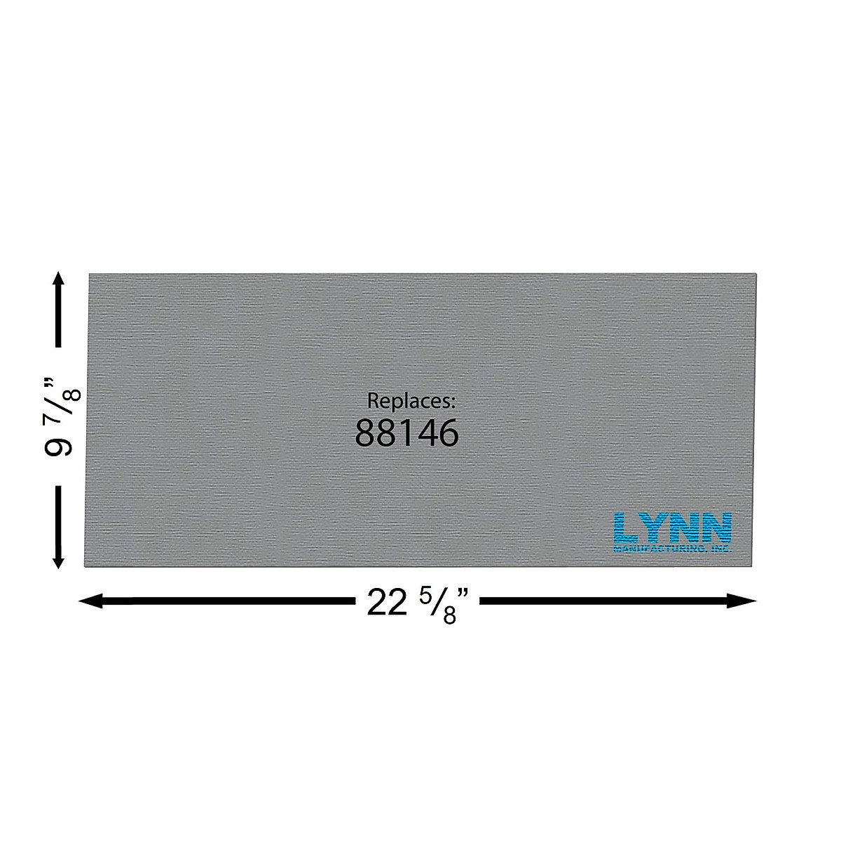 Lynn Manufacturing Replacement US Stove & Ashley Baffle Board Refractory Insulation Models 2000, 2500, AC200 & AWC31, 88146, 2801A