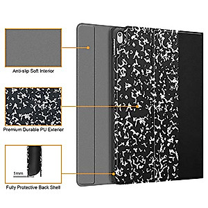 Fintie Keyboard Case w/Pencil Holder for iPad Air 3rd Gen 10.5" 2019 / iPad Pro 10.5" 2017 - SlimShell Soft TPU Back Protective Cover w/Magnetically Detachable Wireless Bluetooth Keyboard, Composition