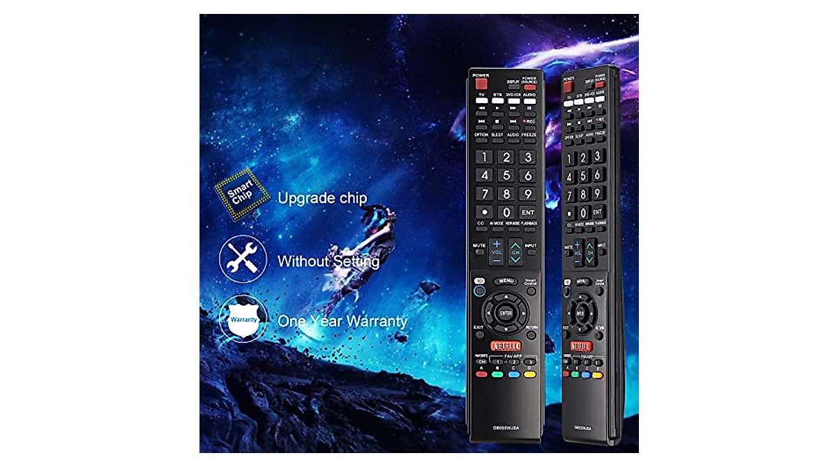 Universal Remote for Sharp AQUOS TVs | Easy, Durable & Compatible