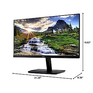 Acer 23.8” Full HD (1920 x 1080) Widescreen VA Display Monitor (HDMI Port & VGA Port) - Black