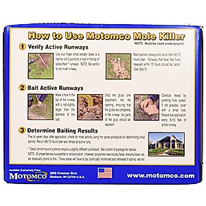 Motomco Plac Mole Killer Grub Formula (8 Placements)
