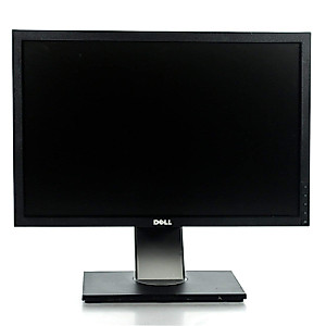 Dell P2210T Black 22" WideScreen Screen 1680 x 1050 Resolution LCD Flat Panel Monitor, DVI cable, VGA cable (Renewed)