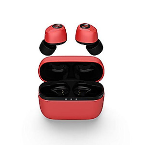 Edifier TWS2 Bluetooth Earbuds - Truly Wireless Stereo in-Ear Earphones with Bluetooth 5.0 and 12 Hour Playback Time - Red