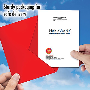 NobleWorks - Pack of 3 Humorous Valentine's Day Greeting Cards with Envelopes, Funny Cartoon Pet Doggy Love Holiday for Men and Women Couples (1 Designs, 3 Each) - Dog Lovers C3167VDG-C3x1