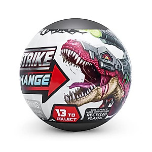 5 Surprise Dino Strike Series 5 Color Change (2 Pack) by ZURU Mystery Collectible Mini Dinosaur Toys Fossils Capsules for Boys and Kids (2 Pack)