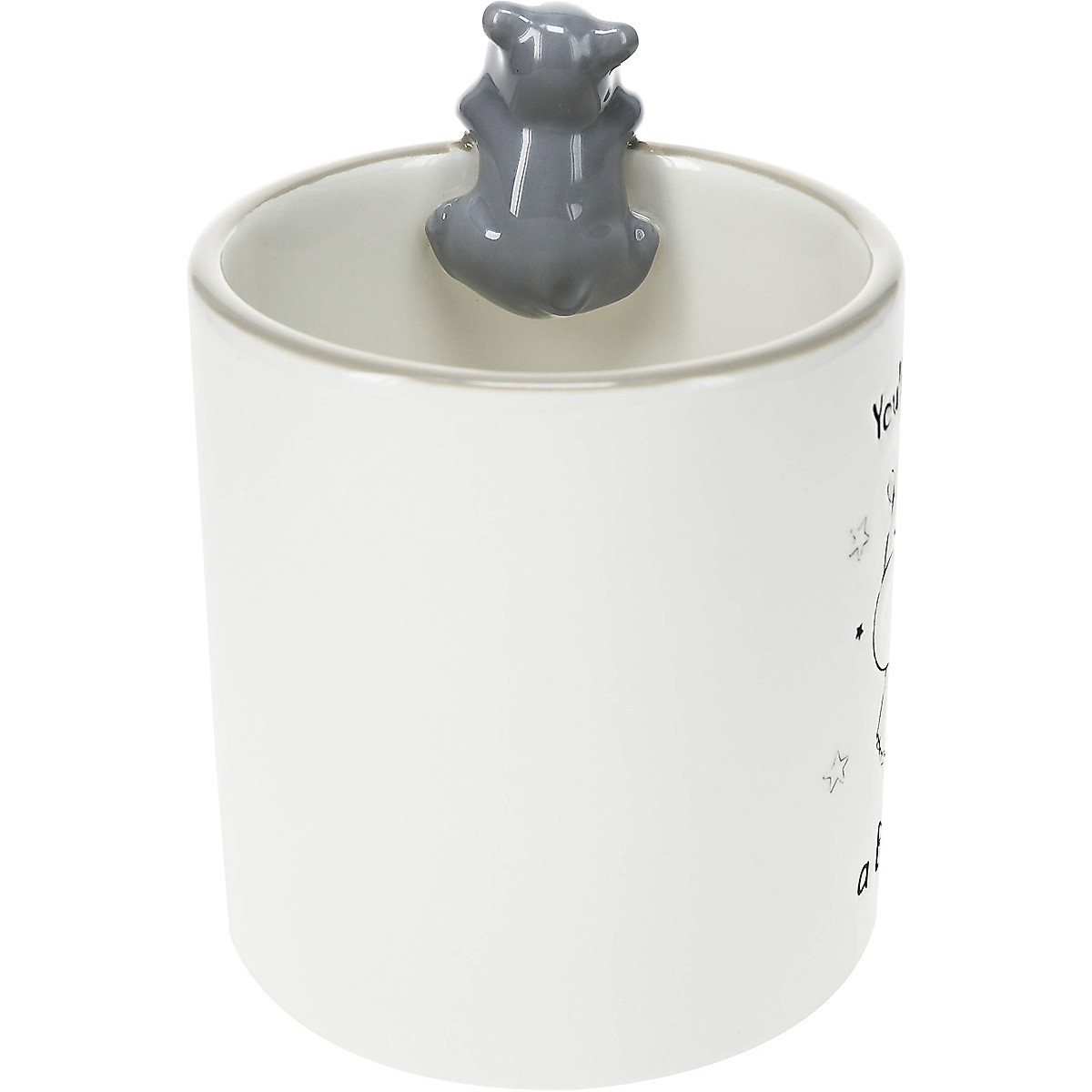 Pavilion Gift Company You're Kind Of A Big Deal-Hippo Gray 17oz Dolomite Coffee Cup Mug, 1 Count (Pack of 1)