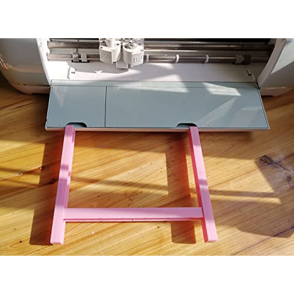 Extension Tray Compatible with Cricut Explore Air3 2 1,Extender Tray Compatible with Cricut Mat,Cutting Mat Extender Support for Explore Air Series (Not Compatible with Maker3 and Maker) (Pink)