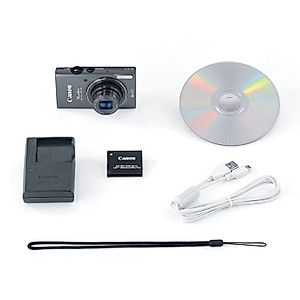 Canon PowerShot ELPH 130 IS 16.0 MP Digital Camera with 8x Optical Zoom 28mm Wide-Angle Lens and 720p HD Video Recording (Gray) (OLD MODEL)