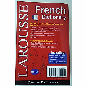 Larousse Concise French-English/English-French Dictionary (English and French Edition)
