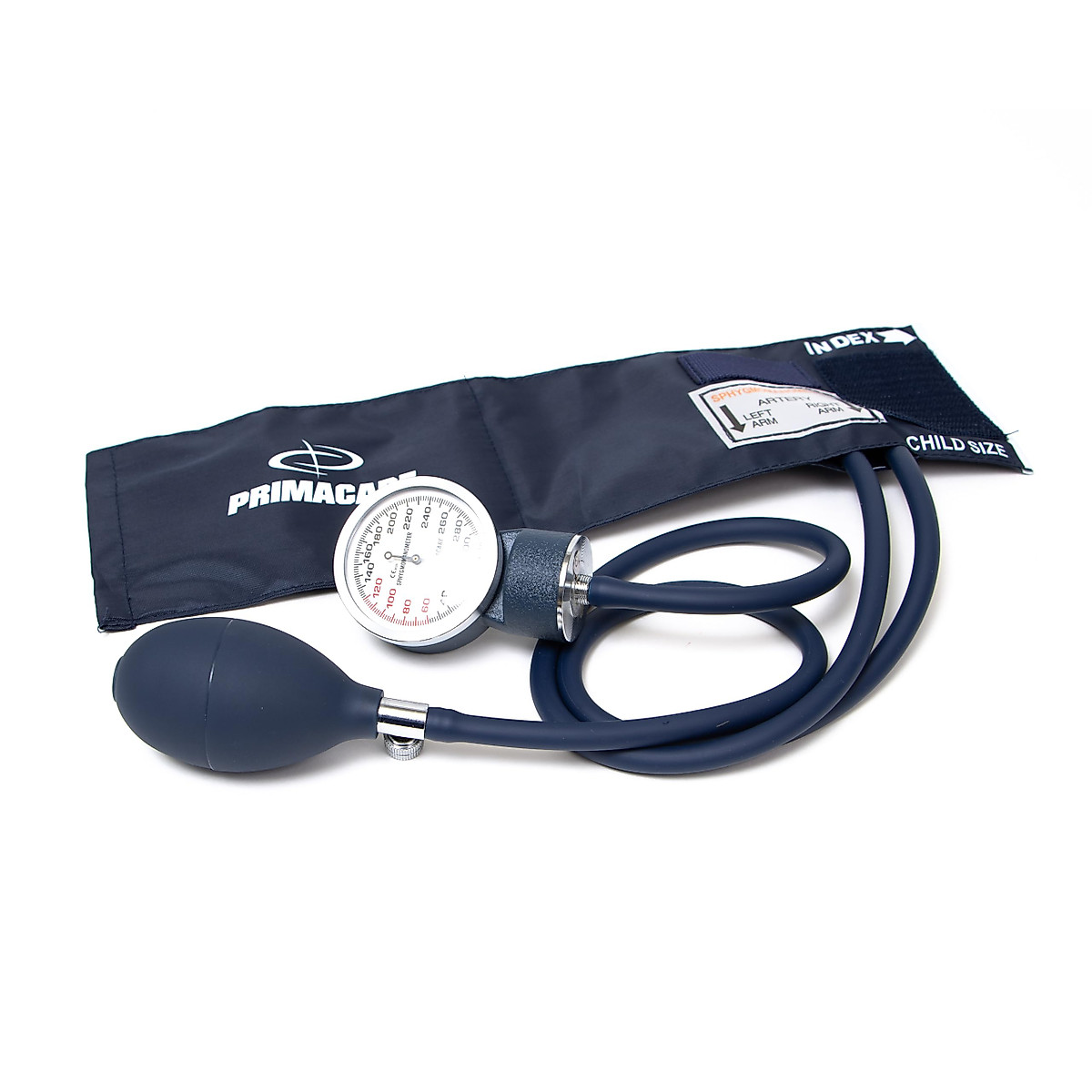 Primacare DS-9194 Classic Series Pediatric Blood Pressure Kit, Long Lasting Latex Inflation System with Stethoscope and Leatherette Case