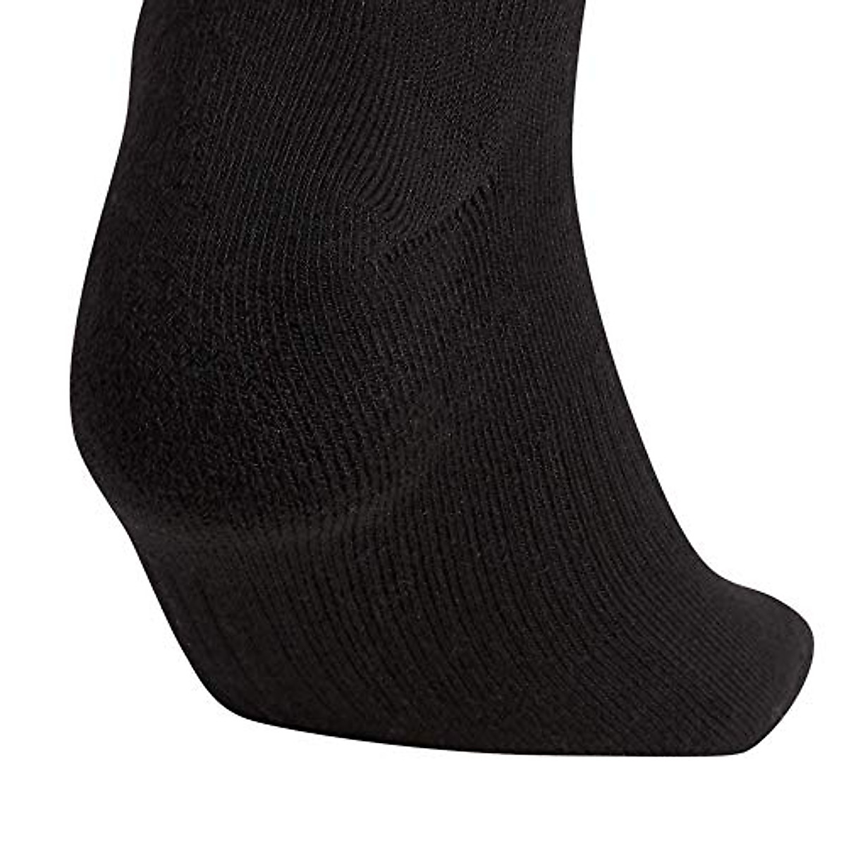 adidas Women's Athletic Cushioned No Show Socks with Arch Compression (6-Pair), Black/Aluminum 2, Medium