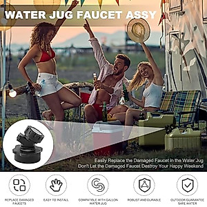 5-Gallon Water Jug Spigot,Water Carrier Jug Replacement Faucet Assy,Compatible with Coleman 5 Gallon Water Carrier Model,Universal Water Spout for 5-Gallon Jug (1 Pcs)