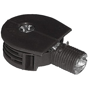 Black Quickloc Flanged Fasteners for Face 25mm Boring Furniture Connectors (Set of 8) Sauder Titus