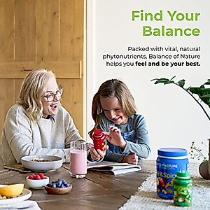 Balance of Nature Fruits and Veggies - Whole Food Supplement with Superfood Fruits and Vegetables for Women, Men, and Kids - 90 Fruit Capsules, 90 Veggie Capsules